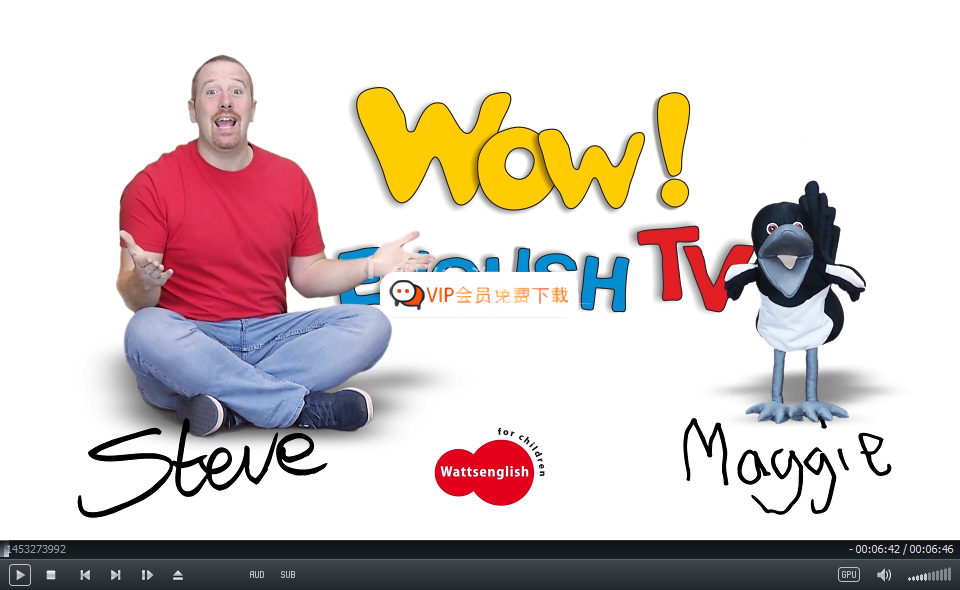 官网版无字幕《Wow English TV》史提夫少儿趣味英语动画视频，全1-8季总288集，百度网盘下载！-悟思学