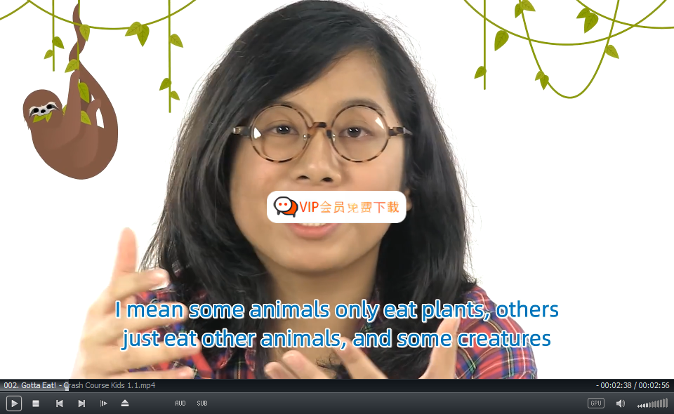 Crash Course Kids儿童教学频道，目前总计104集+，1080P高清视频带英文字幕，百度网盘下载！-悟思学