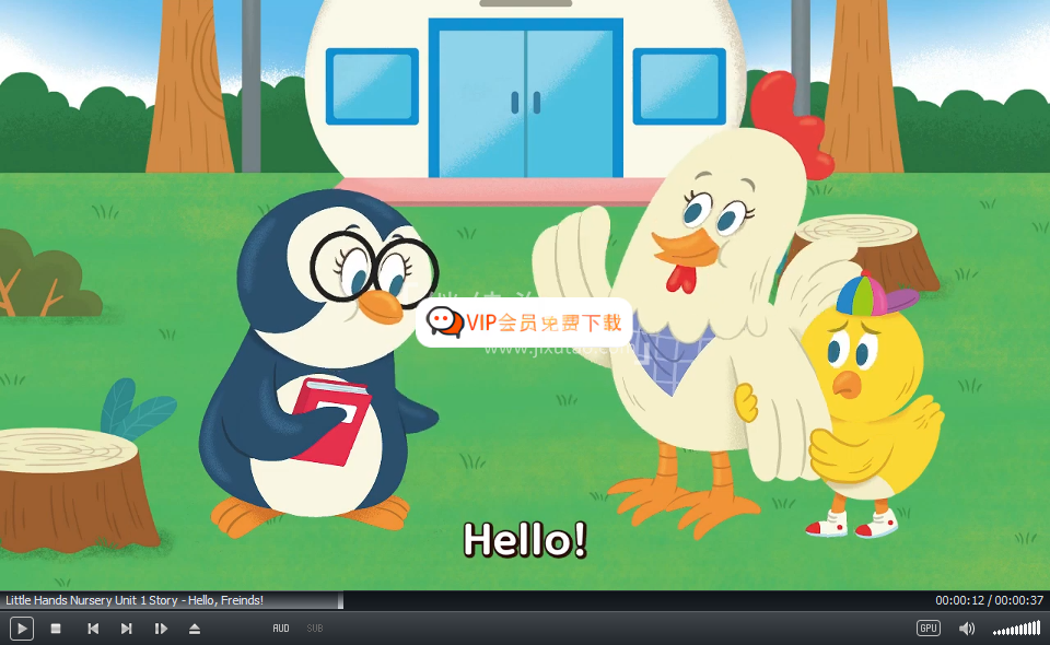 Little Hands幼儿英语启蒙，Nursery Level 1-3全108集，720P高清视频带英文字幕，带配套音频MP3，百度网盘下载-悟思学